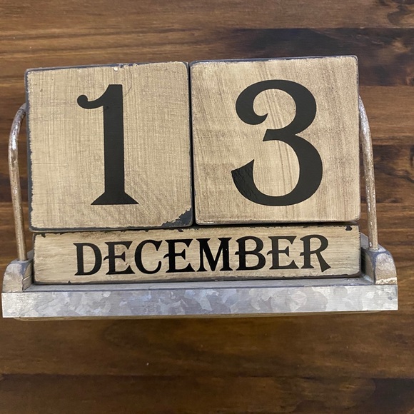 timeless designs | Accents | Rustic Country Farmhouse Wooden Perpetual ...